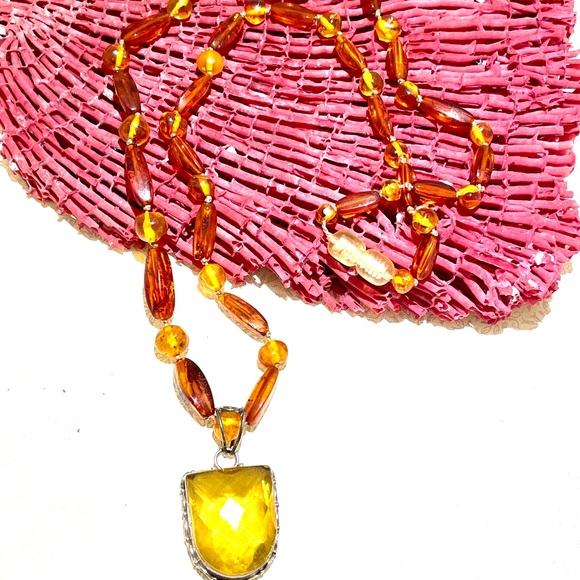 Jewelry | Vintage Amber Bakelite Necklace | Poshmark